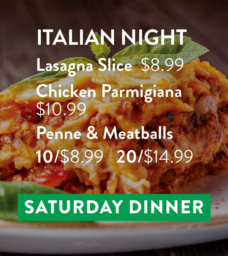 Sherkston Supermart - Menus