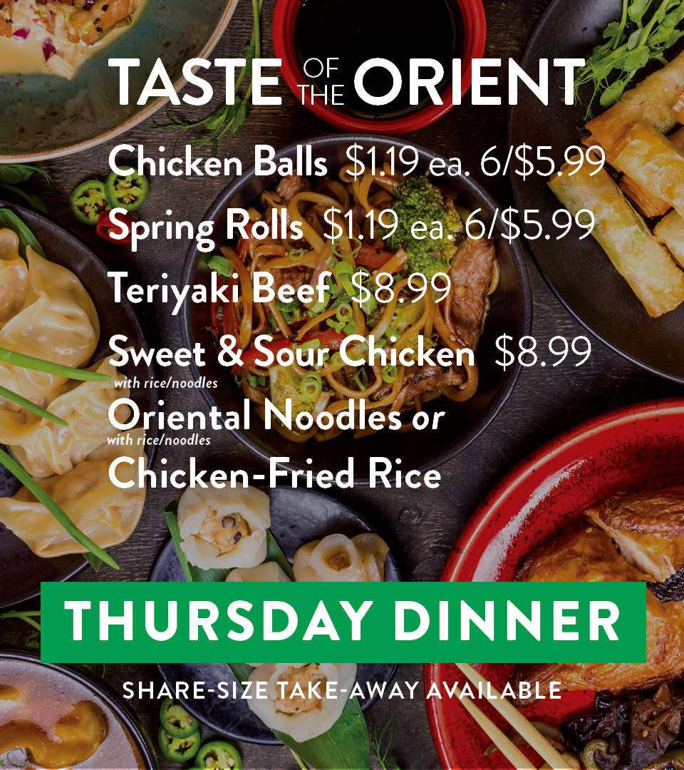 Sherkston Supermart - Menus